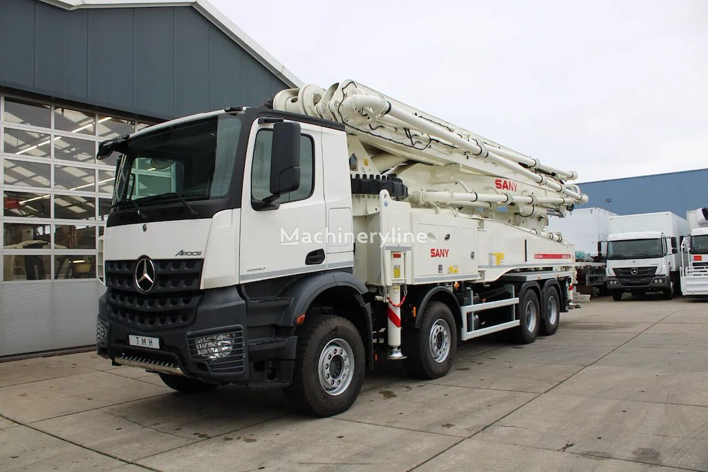 Nova Mercedes-Benz Arocs 4140 8x4 Sany SY49 Concrete Pump Build by Putzmeister pumpa za beton