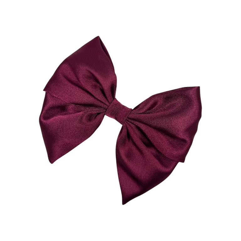 BURGUNDY BOW