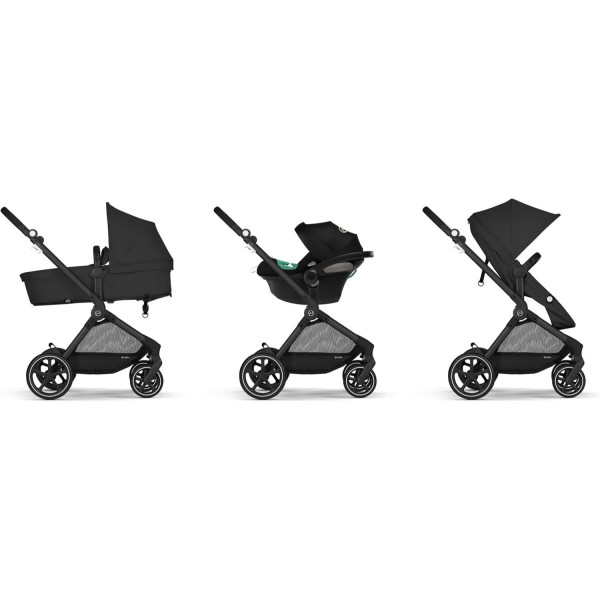 Cybex duo sistem Eos Moon black (Crni ram)