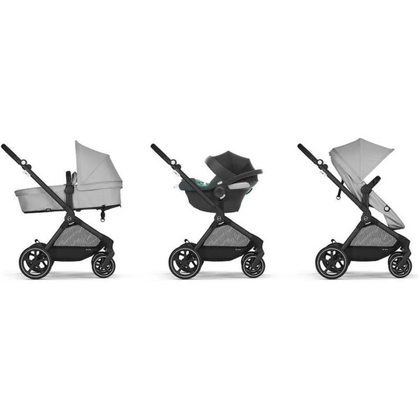 Cybex duo sistem Eos Stone Grey (Crni ram)