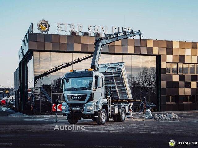 MAN TGS 18.480 4x4 HIAB 188 E-4 CRANE KIPPER EURO 6 kiper