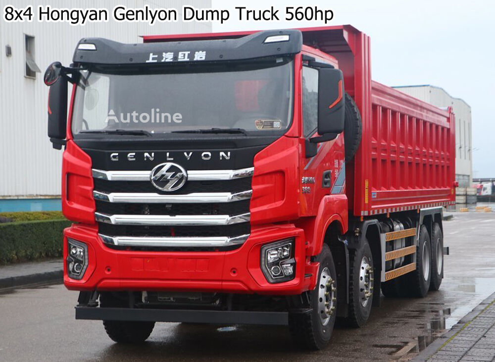 Hongyan 8x4 Hongyan Genlyon Dump Truck Price kiper