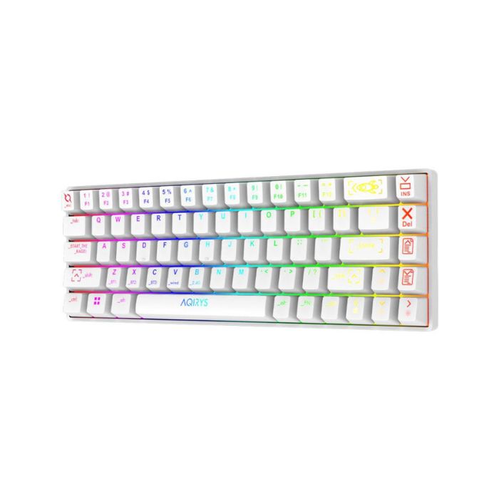 Gejmerska tastatura AQIRYS Mira Wireless White