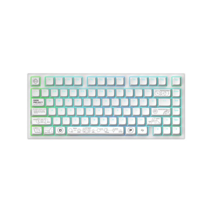 Tastatura Dark Project ALU81A Terra Nova White - US