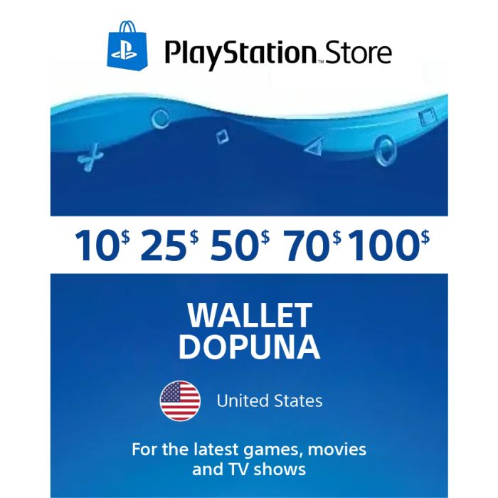 Playstation dopuna PSN (US) - Digitalna dopuna