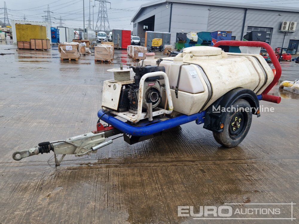 Prodaje se Brendon Bowsers Single Axle Plastic Water Bowser, Yanmar Diesel perač pod pritiskom na aukciji