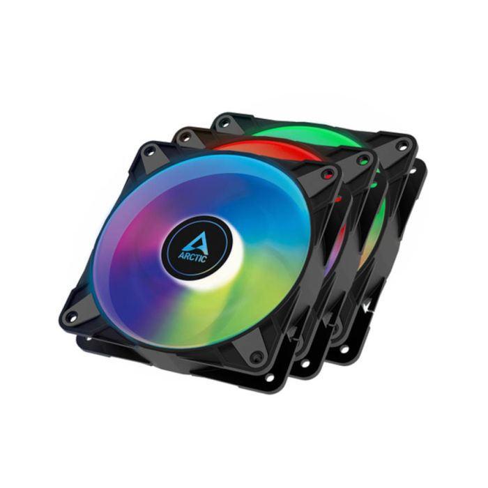 Ventilator Arctic P12 PWM PST A-RGB 3u1 Black