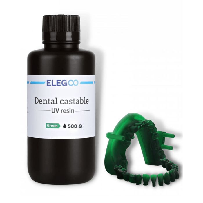 Resin Elegoo Dental Castable UV 0.5kg - Green