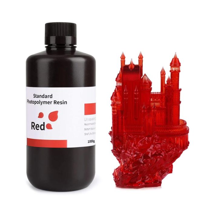 Resin Elegoo Standard 1kg - Clear Red