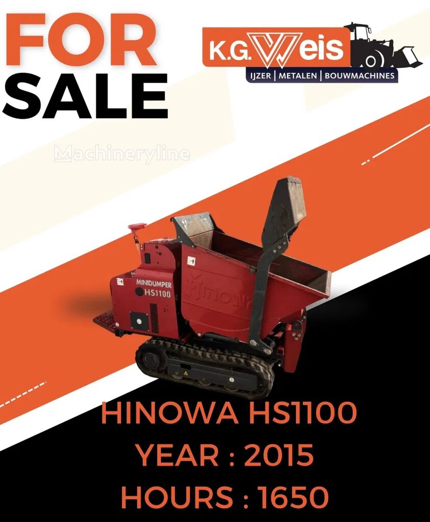 Hinowa HS1100/F mini damper