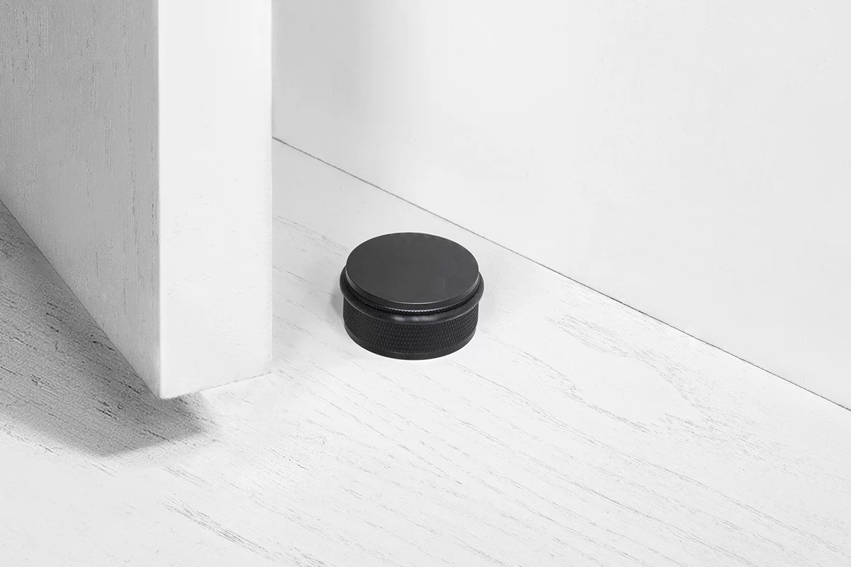 Door Stop / Floor / Black