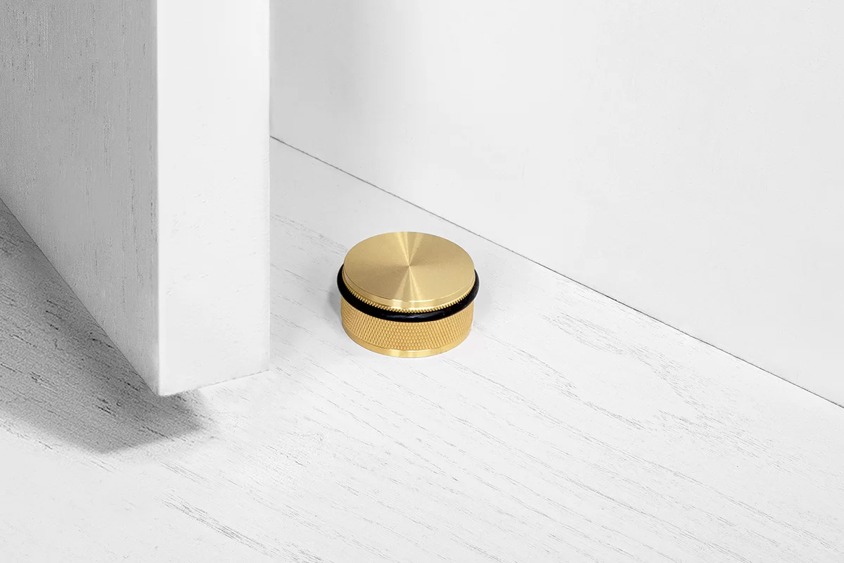 Door Stop / Floor / Brass