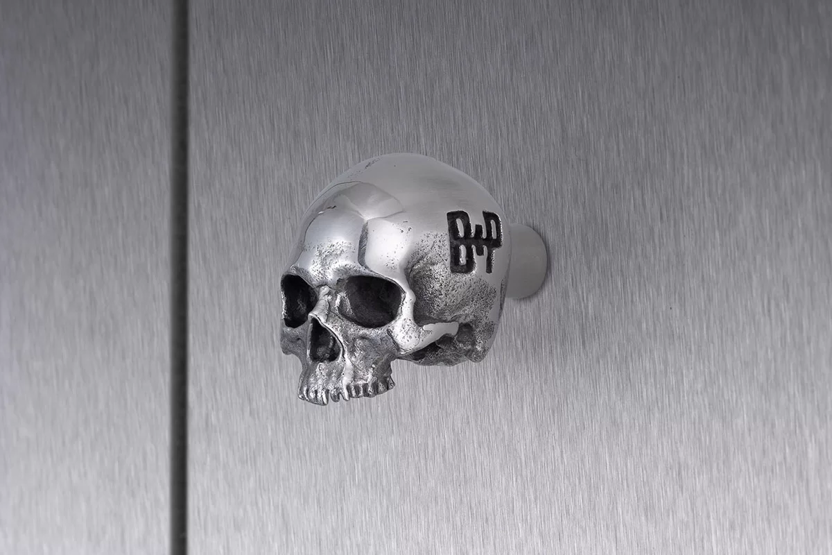 Skull Furniture Knob / Travis Barker / Steel