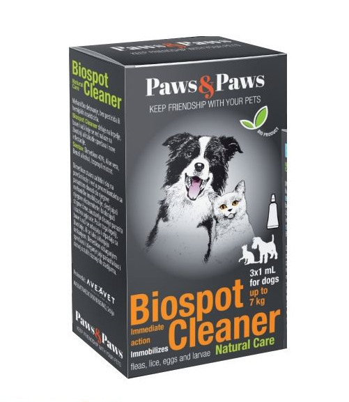 Ave&Vetmedic Biospot cleaner 1ml Ampula za mace i pse malih rasa do 7kg 1 komad