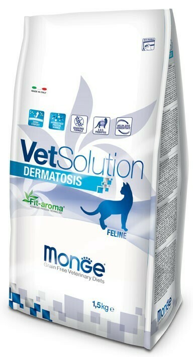 VetSolution Dermatosis 400g, Ishrana kod kožnih oboljenja mačaka