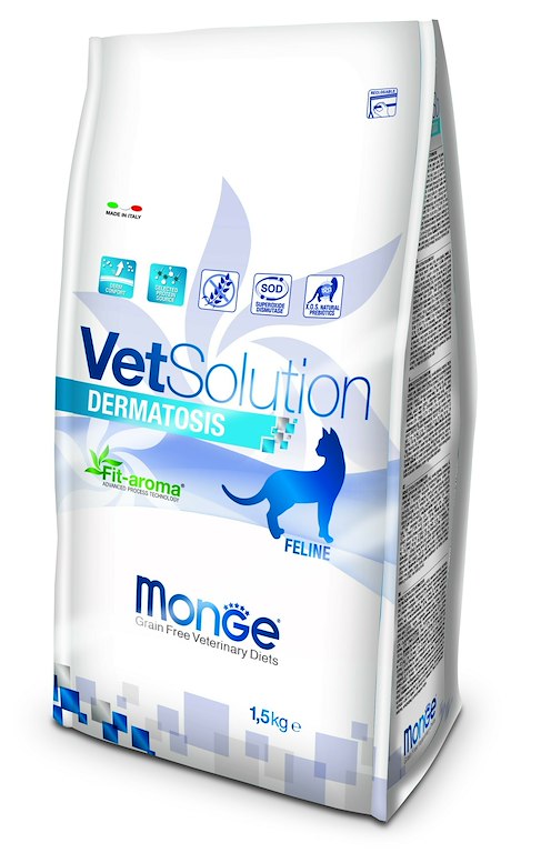 VetSolution Dermatosis 1.5kg,Ishrana kod kožnih oboljenja mačaka