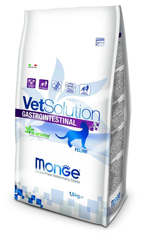 VetSolution Gastrointestinal 1.5kg, Ishrana kod gastrointestinalnih poremećaja mačaka