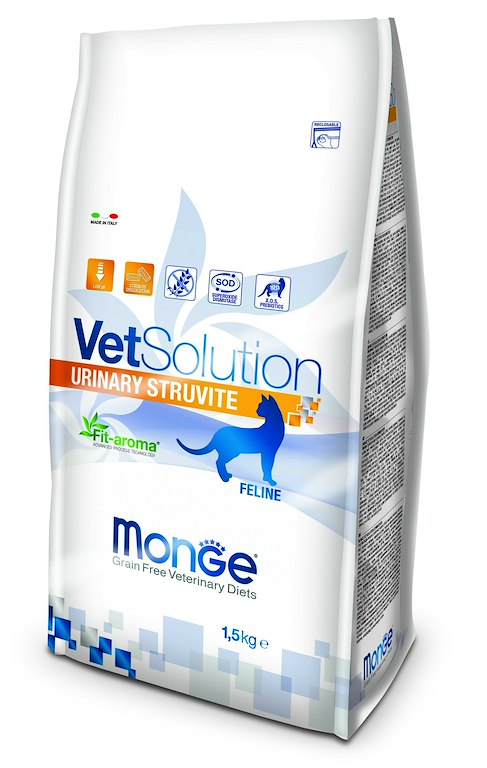 VetSolution Urinary Struvite 1.5kg, Ishrana kod bolesti urinarnog trakta