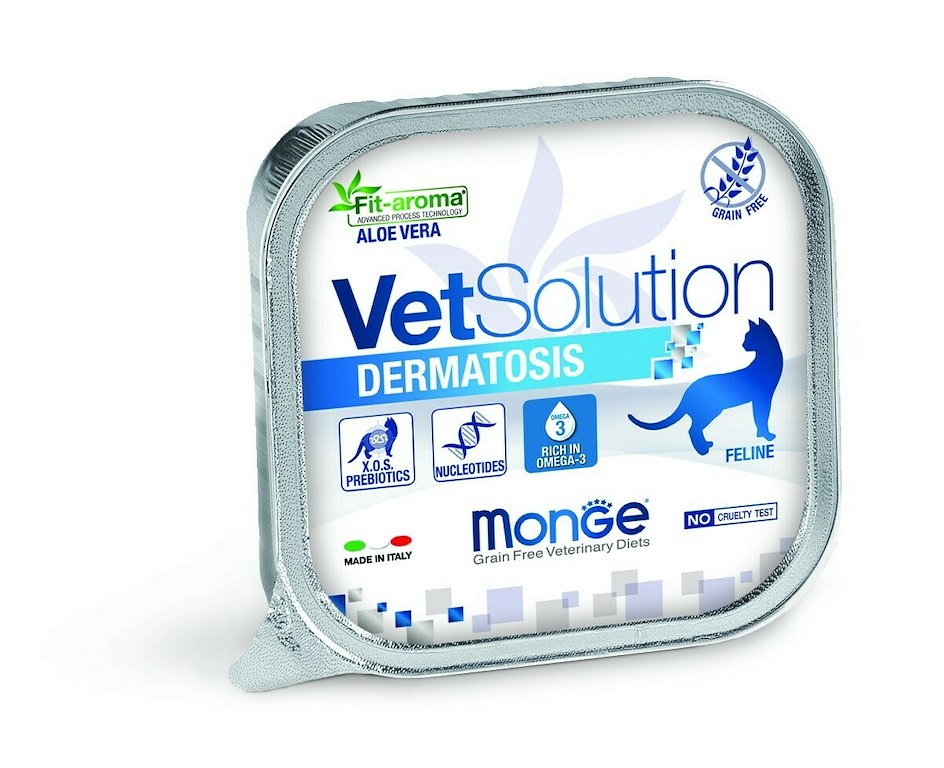 VetSolution Dermatosis 100g, Ishrana kod kožnih oboljenja mačaka