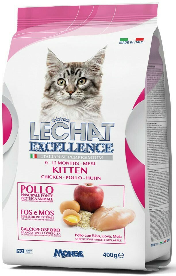 Hrana za mačke Lechat Excellence Kitten 400g