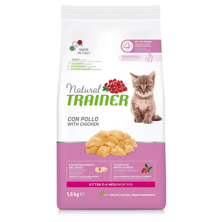 Trainer Natural Cat Kitten piletina za mačiće 1.5kg