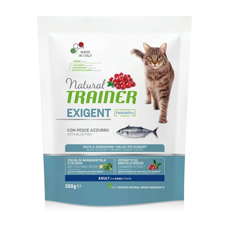 Trainer Natural Cat Exigent Plava riba 300g