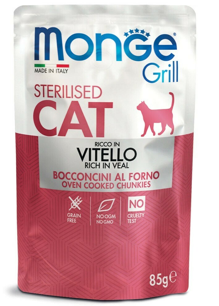 Monge Cat Grill sos Teletina za sterilisane mačke 85g