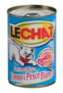 LeChat tuna i bela riba u komadićima 400gr