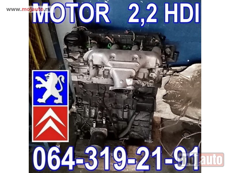 MOTOR 2.0 hdi 16V Pežo Citroen Peugeot