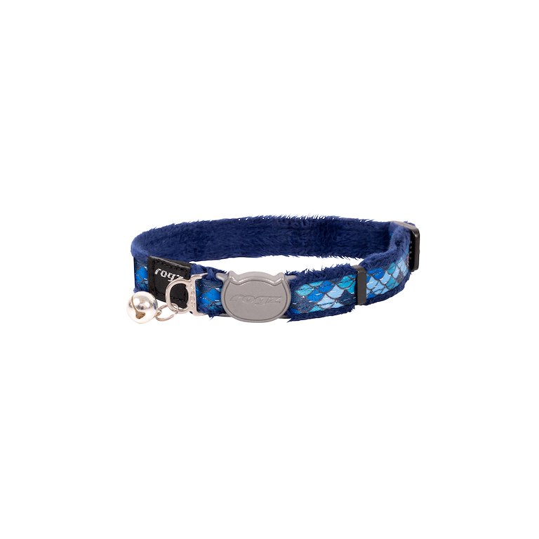 Rogz Ogrlica za mačke Fashioncat Halsband Amphibian Blue S