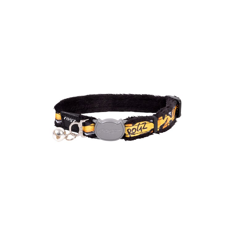 Rogz Ogrlica za mačke Fashioncat Halsband Leopard Bone S