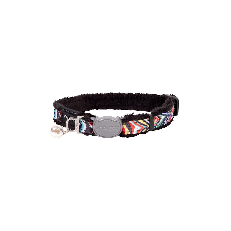 Rogz Ogrlica za mačke Fashioncat Halsband Wild Stripes S