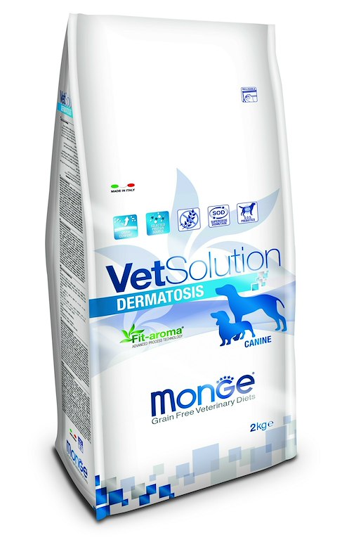 VetSolution Dermatosis 2kg, Ishrana kod kožnih oboljenja pasa