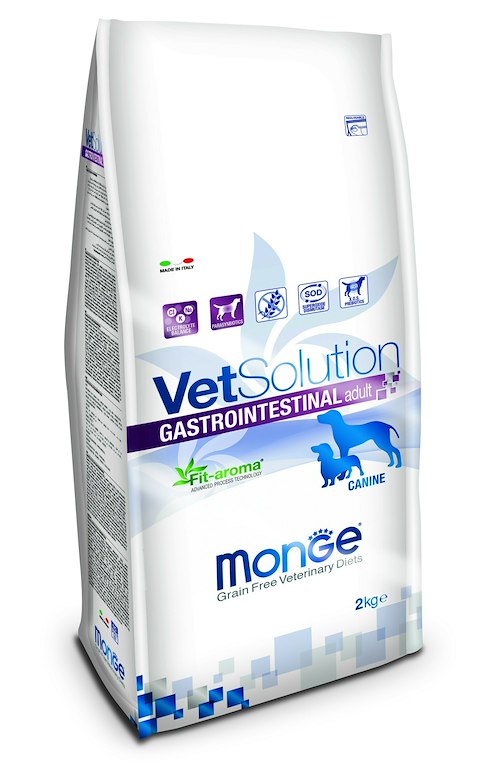 VetSolution Gastrointestinal Adult 2kg, Ishrana kod gastrointestinalnih poremećaja pasa