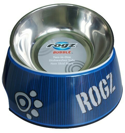 Rogz Činija Bowlz Navy Paw M