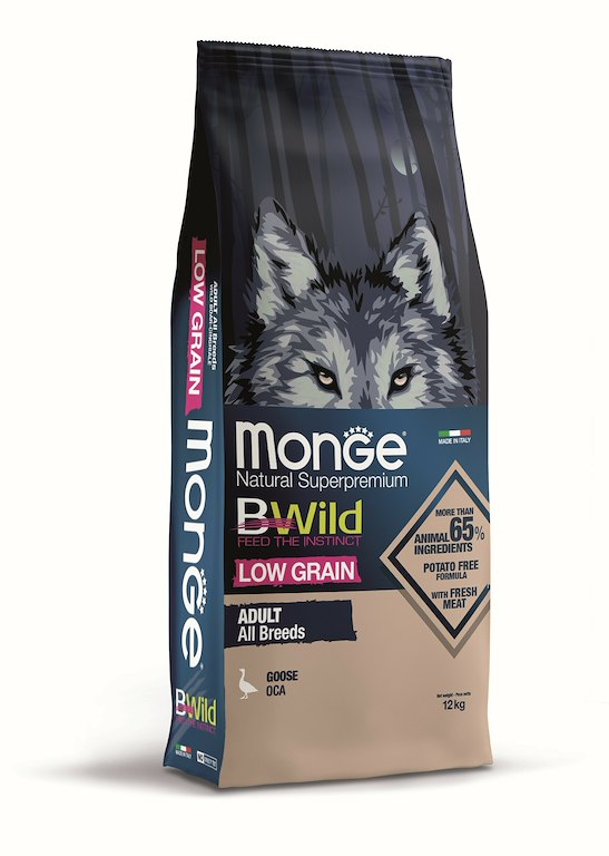 Hrana za pse BWild Low Grain Guska za sve rase - Adult 12kg