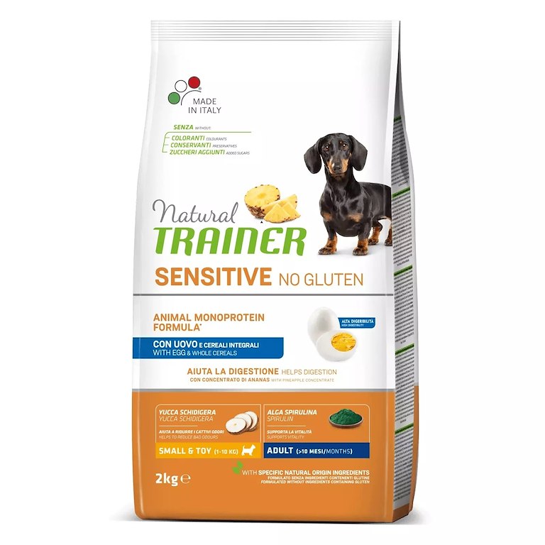 Trainer Natural Sensitive No Gluten Jaje za odrasle pse malih rasa 2kg