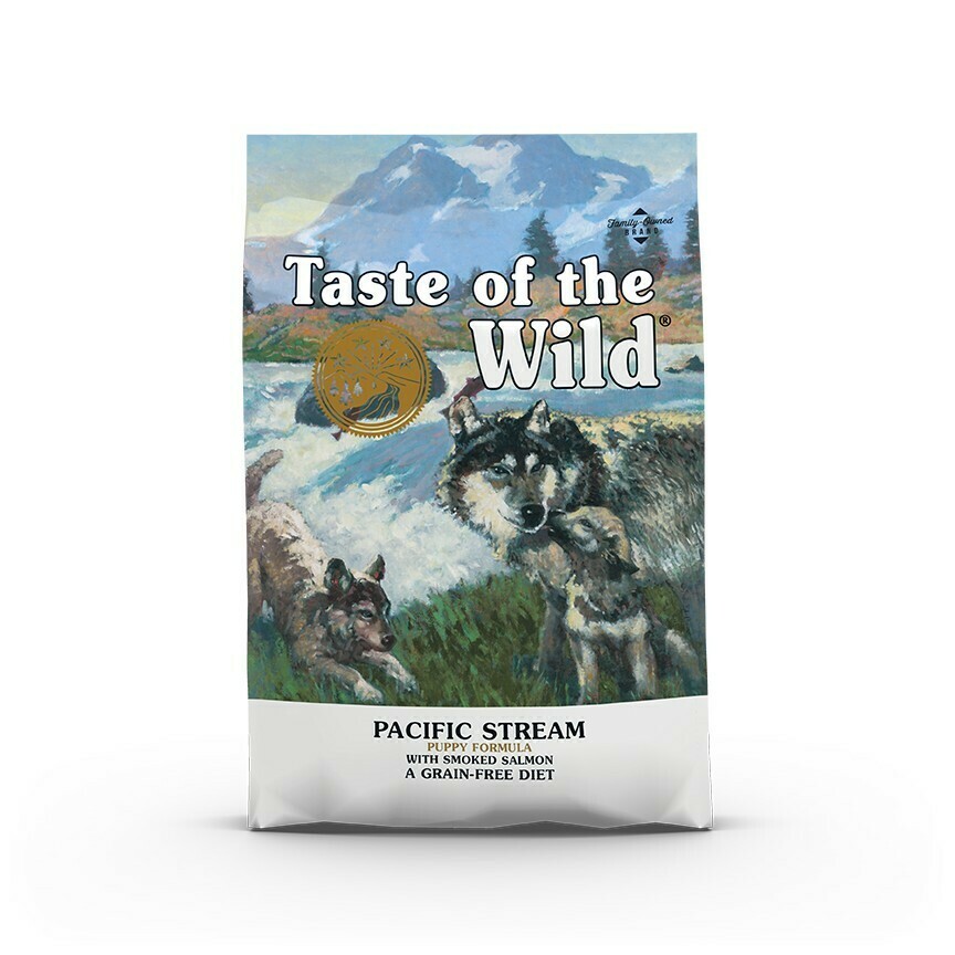 Taste of the Wild Dog - Pacific Stream Puppy (dimljeni losos i riba) 2kg