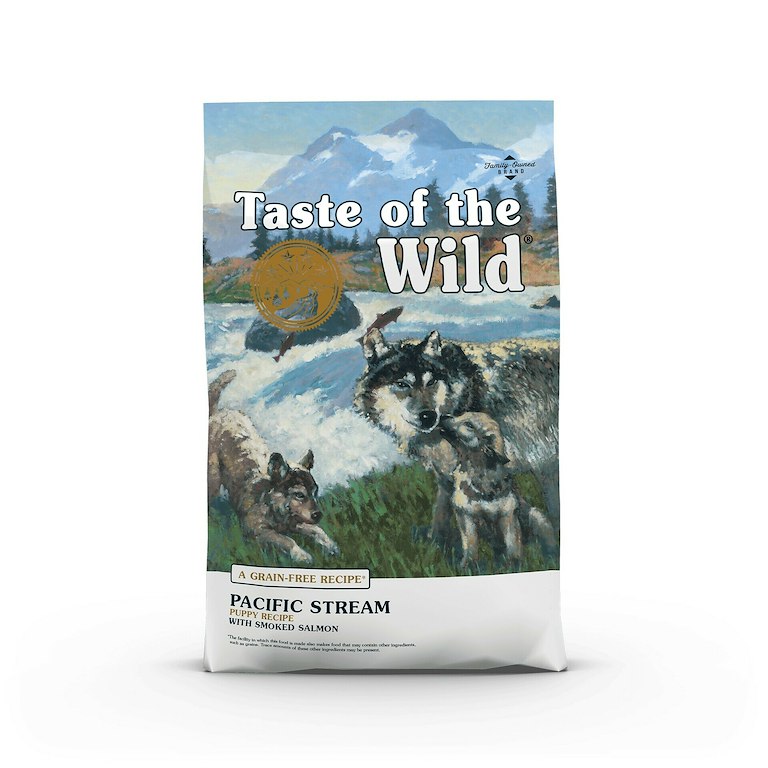 Taste of the Wild Dog - Pacific Stream Puppy (dimljeni losos i riba) 12.2kg