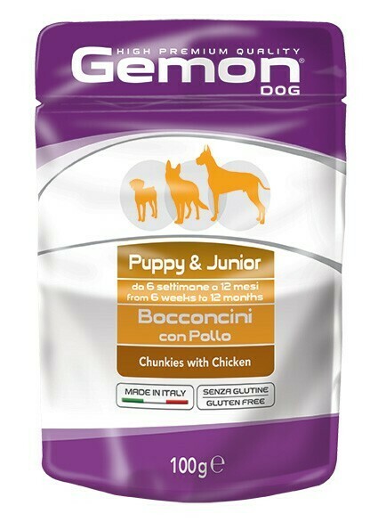 Gemon piletina u sosu - Puppy & Junior 100g