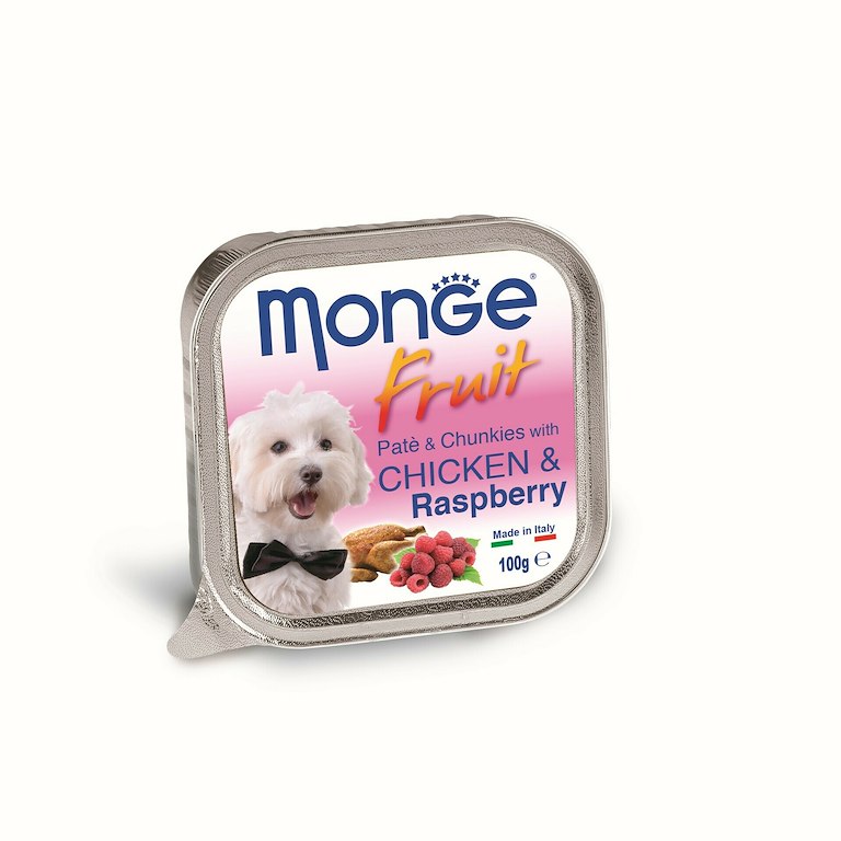 Monge Fruit Piletina i malina 100g