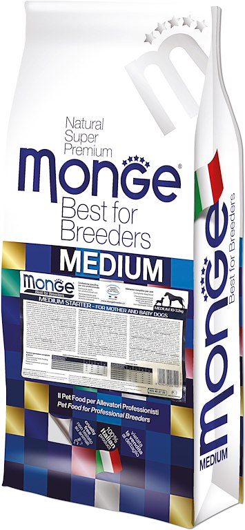 Monge Best for breeders Starter za štence srednjih rasa 15kg