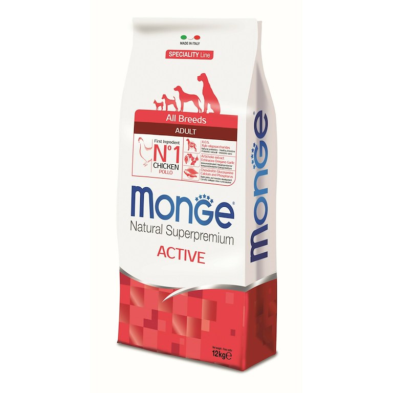 Monge Active Piletina za sve rase - Adult 12kg