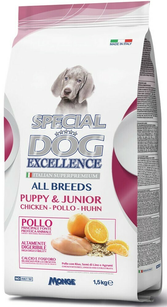 Special Dog Excellence Piletina - Puppy & junior 1.5kg