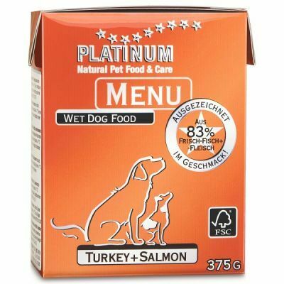 Platinum Menu Ćuretina/Losos 375gr