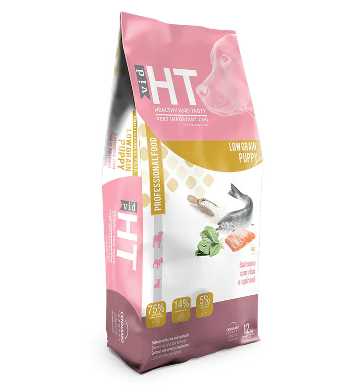 Healthy and Tasty Low Grain Losos za štence svih rasa 12kg