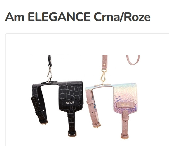 Am ELEGANCE Crna/Roze