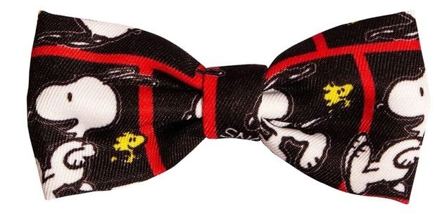 ZOOZ PETS Leptir mašna Snoopy Film Black L (M/L)