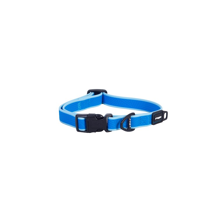 Rogz Ogrlica za pse Amphibian Halsband Blauw L