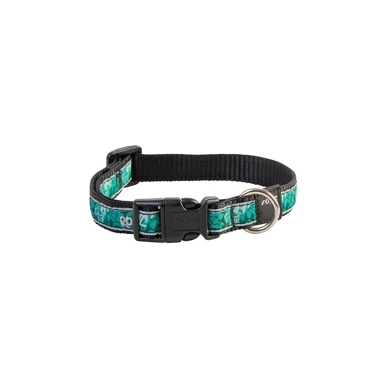 Rogz Scooter klasična ogrlica Mint Dog 16mm - 5/8"